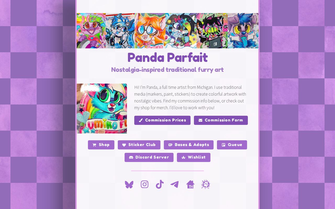 Panda Parfait - Furry Artist